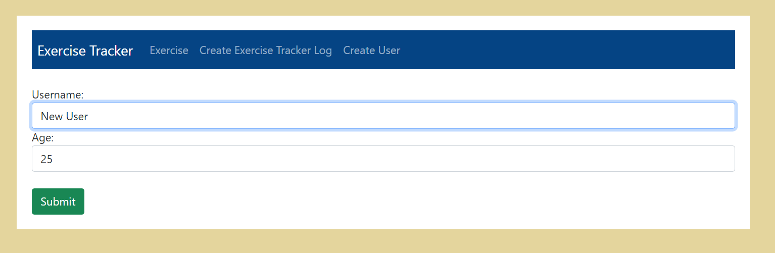 exercise-tracker - Codesandbox