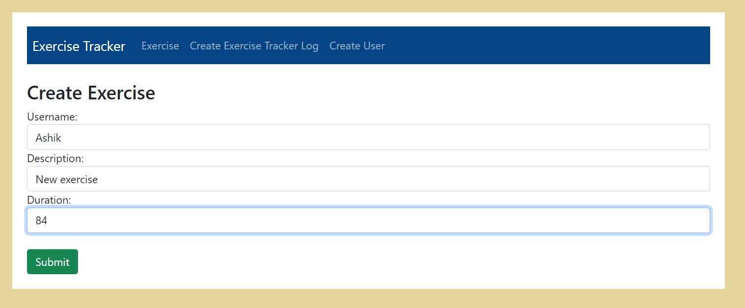 exercise-tracker - Codesandbox