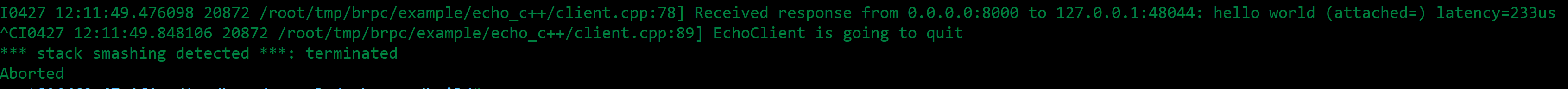 Controller类中随便加一个字段, 比如bool都会导致 `*** stack smashing detected ***: terminated` · Issue #2223 ...