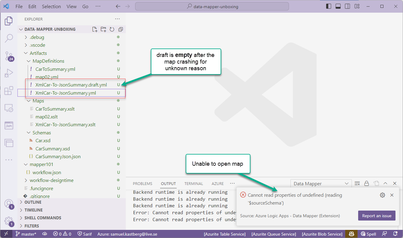 Unable To Open Map After A Crash · Issue 2261 · Azure Logicappsux · Github