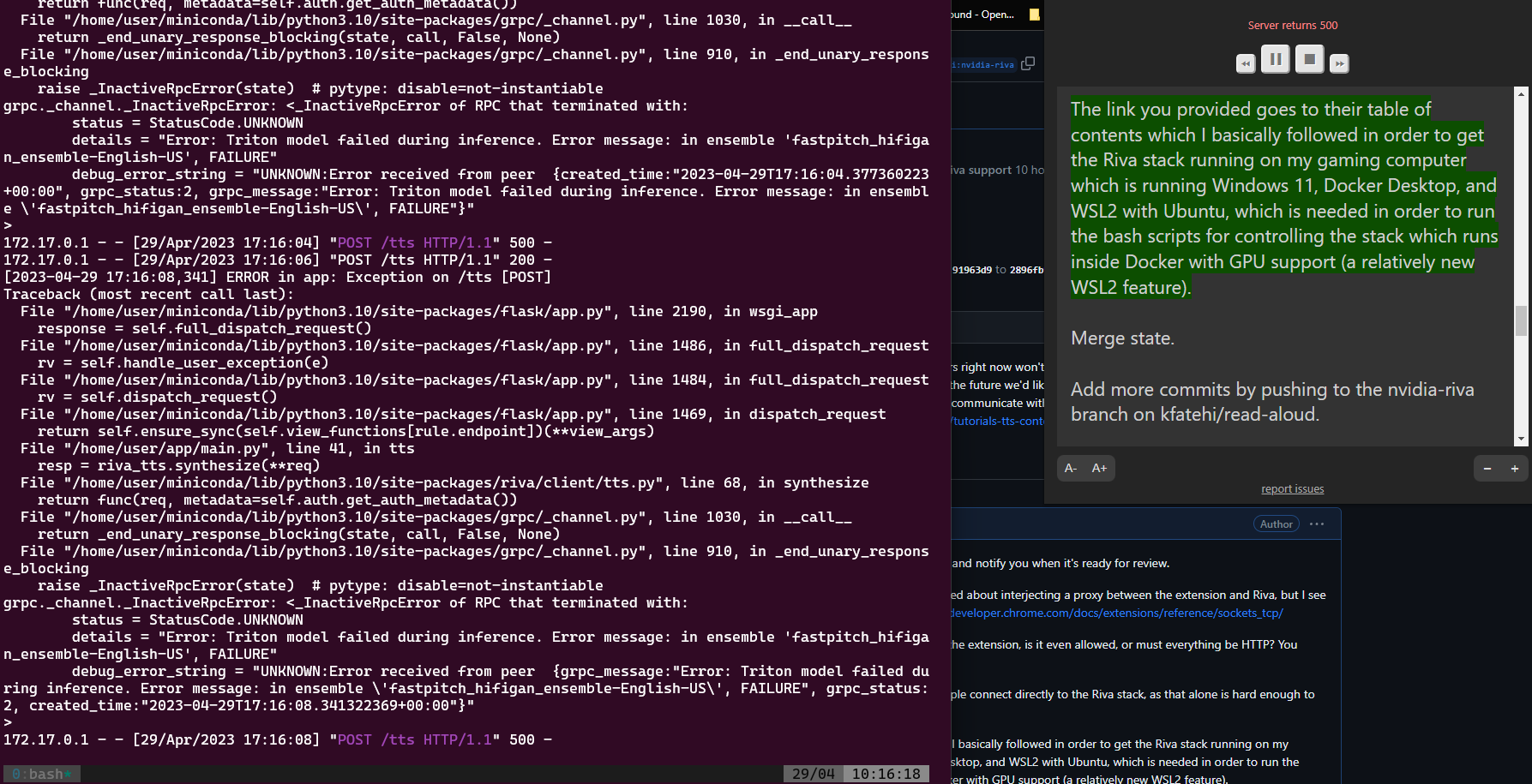 riva can't handle multiple sentences · Issue #1 · kfatehi/riva_tts_proxy · GitHub
