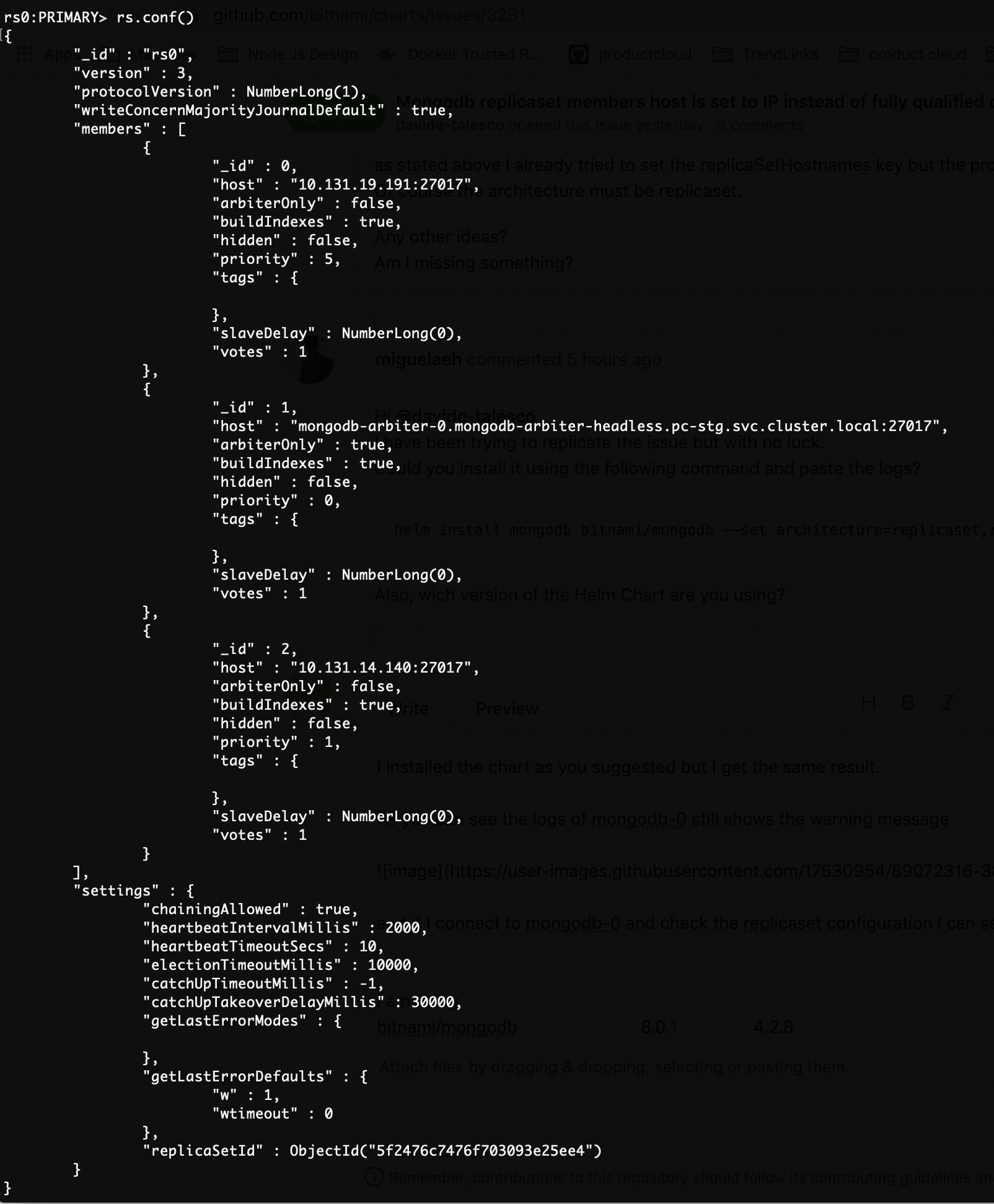 Mongodb replicaset members host is set to IP instead of fully qualified ...