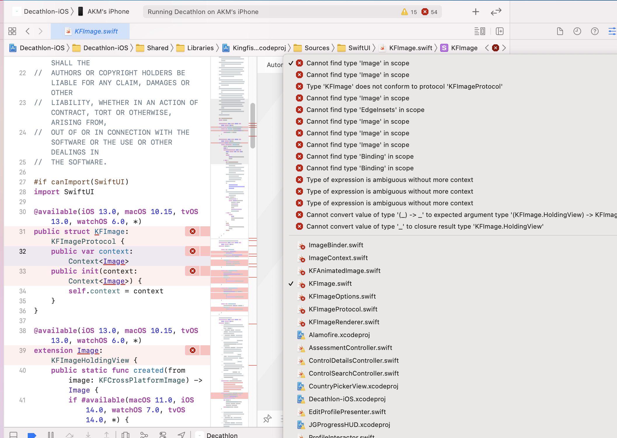 Unable to create Build for App Store submission · Issue #1727 · onevcat/Kingfisher · GitHub