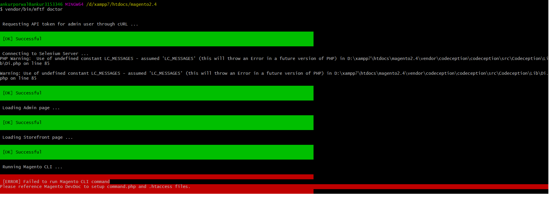 Setup MFTF Issue · Issue #31448 · magento/magento2 · GitHub
