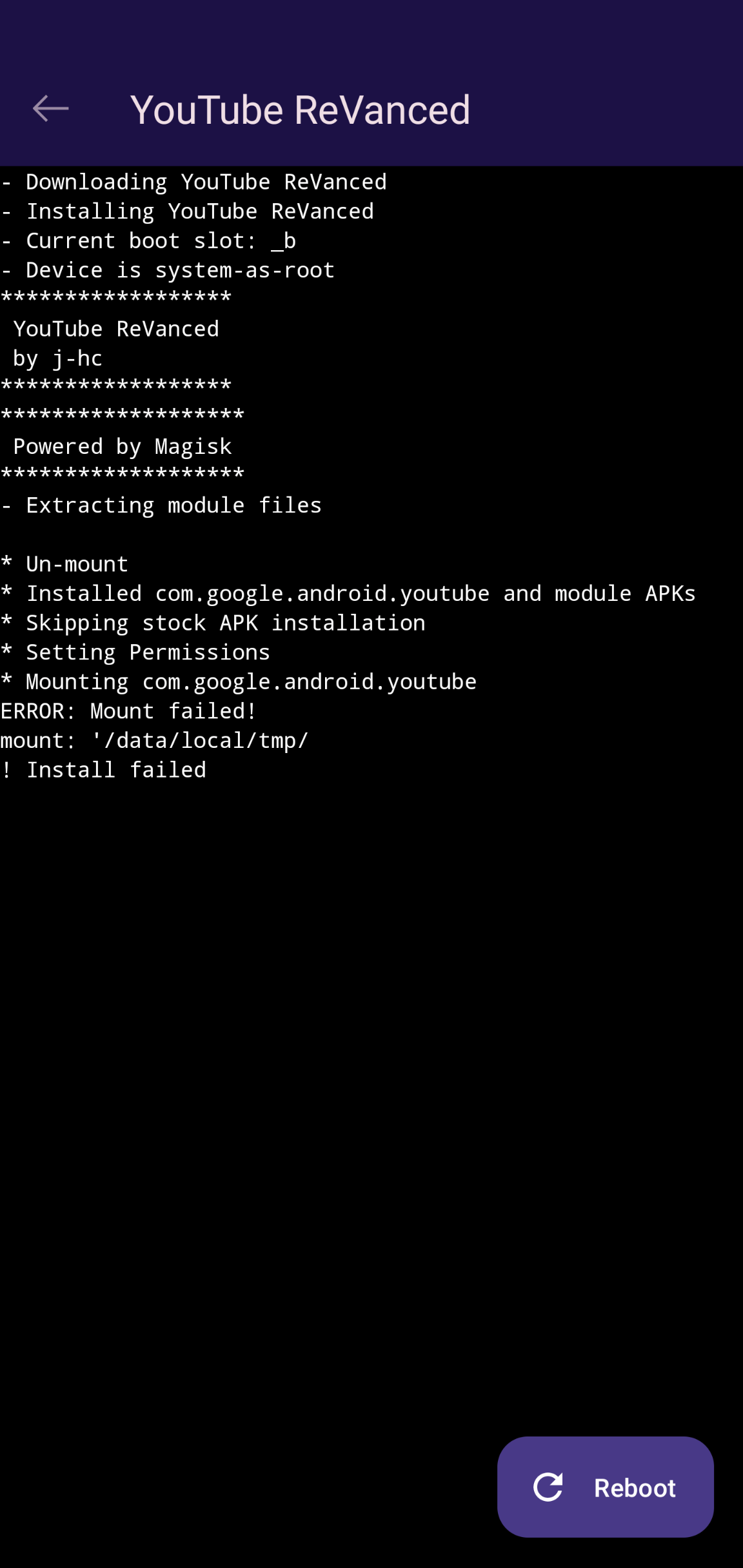 Updating issue magisk · Issue #47 · j-hc/revanced-magisk-module · GitHub