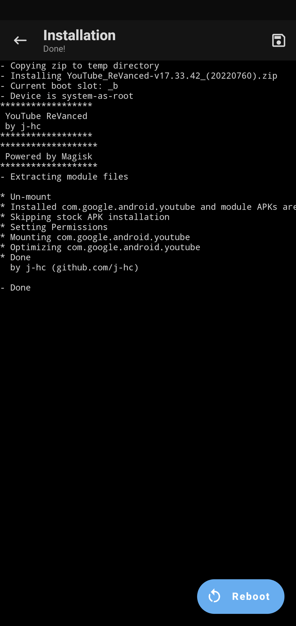 Updating issue magisk · Issue #47 · j-hc/revanced-magisk-module · GitHub