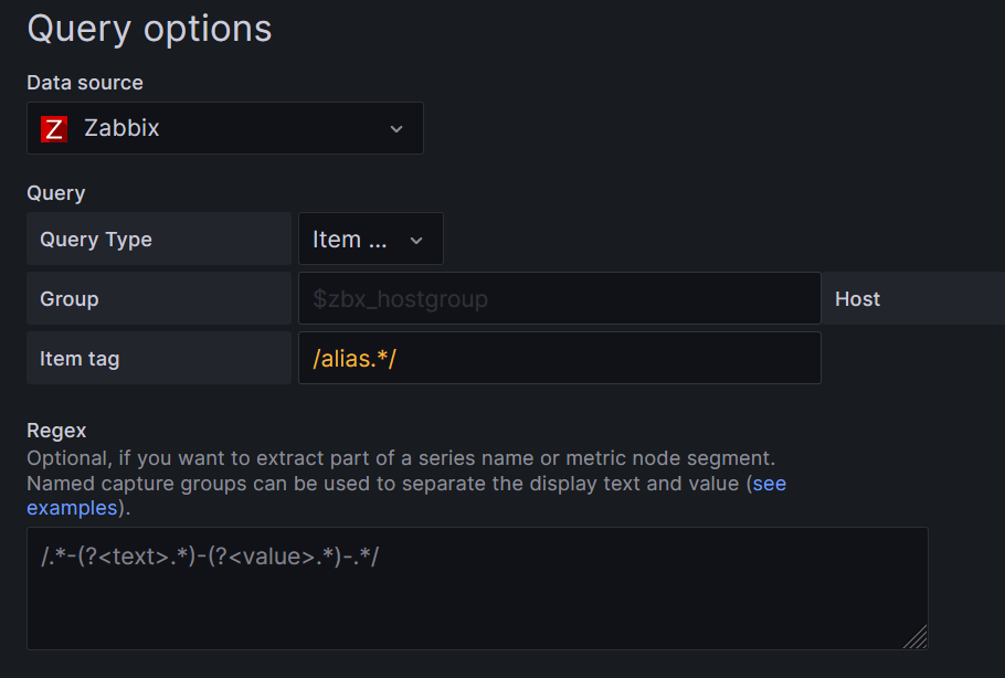 [Feature] Add tag value in panel description · Issue #1642 · grafana/grafana-zabbix · GitHub