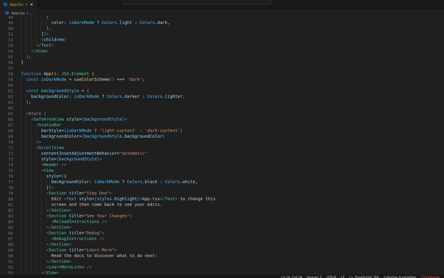 Text color not working in tablet android · Issue #37313 · facebook ...