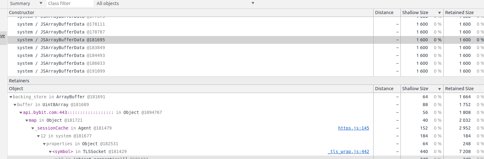 Memory leak detected for bybit.js · Issue #7552 · ccxt/ccxt · GitHub
