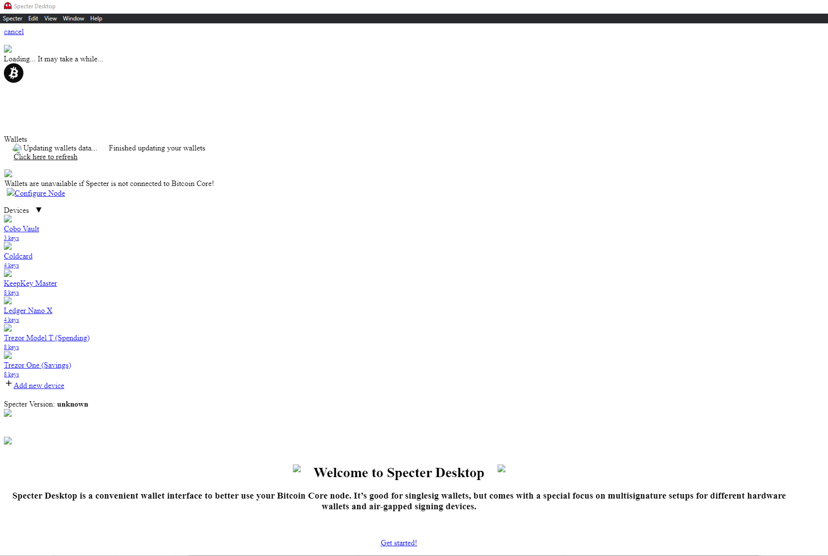 Desktop UI Fails to Render · Issue #1100 · cryptoadvance/specter-desktop · GitHub