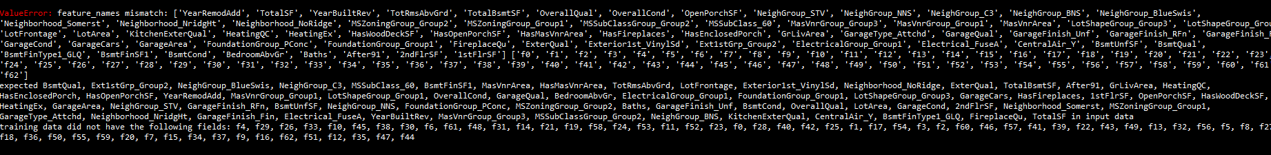 XGboost Feature mismatch · Issue #738 · EpistasisLab/tpot · GitHub