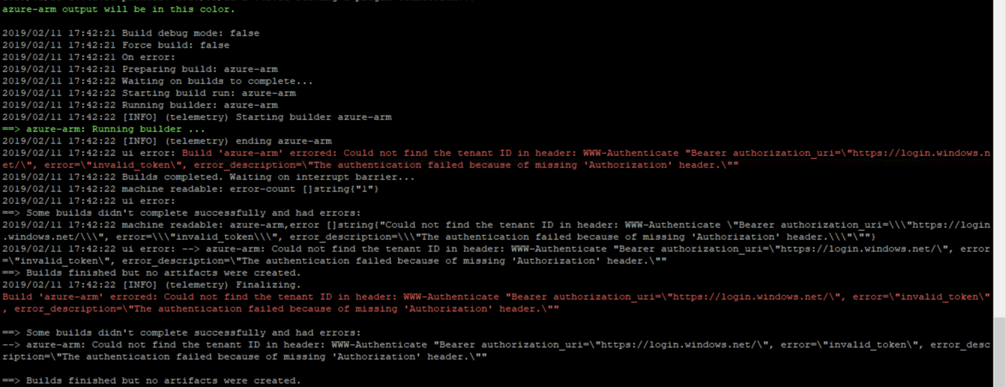 Msi Fails To Login Due To Tenant Id Missing From Header · Issue 7301 · Hashicorppacker · Github