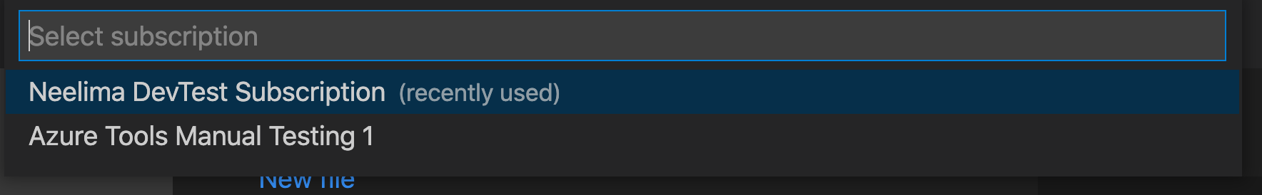 Prompting "Select Subscription" with Deploy button in "Web App created" notification · Issue ...