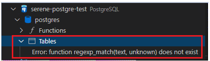 "pg-structure" versions higher than 6 support Postgres version >=10 ...