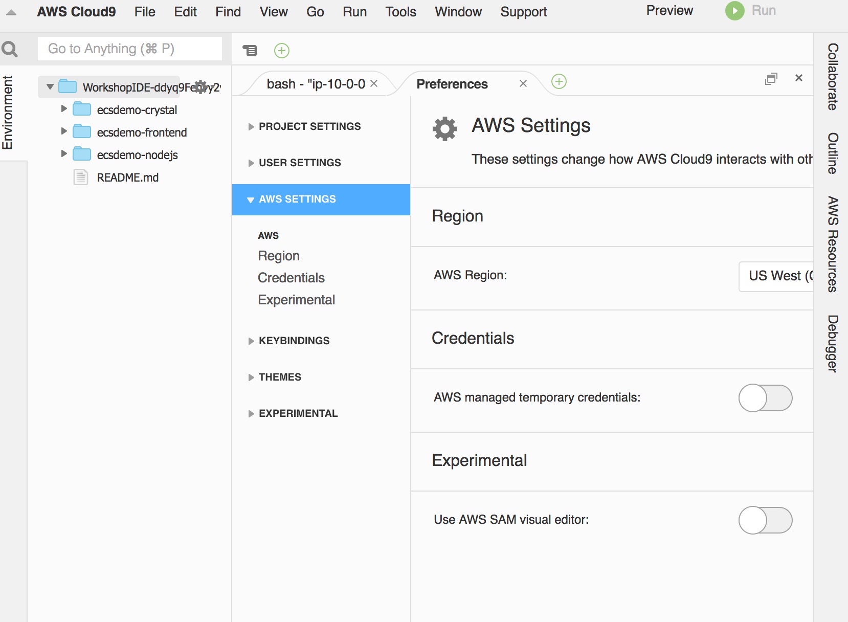 AWS managed credentials are already disabled · Issue #303 · aws-samples/eks-workshop · GitHub