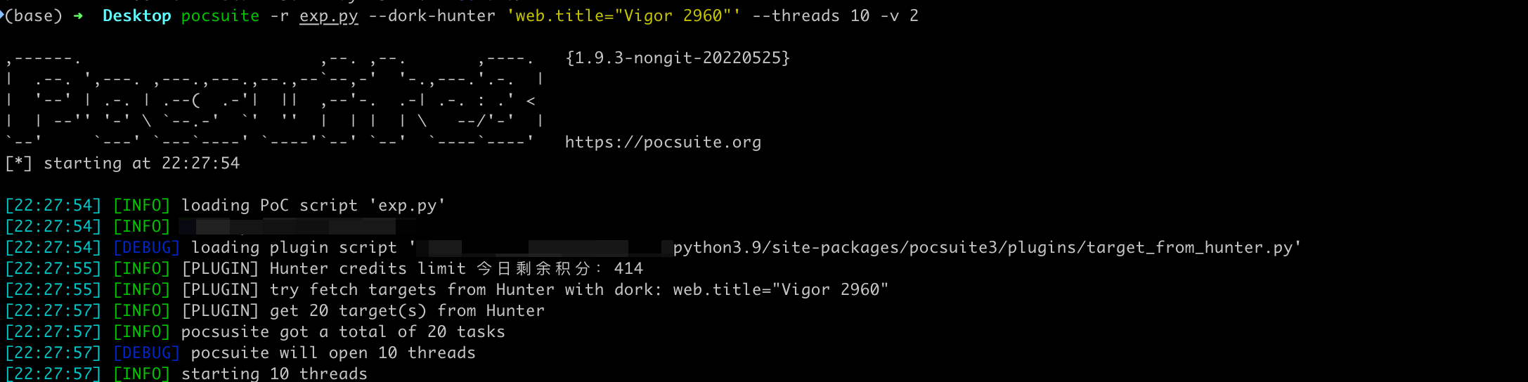 建议网络空间搜索引擎可以添加奇安信 hunter · Issue #279 · knownsec/pocsuite3 · GitHub