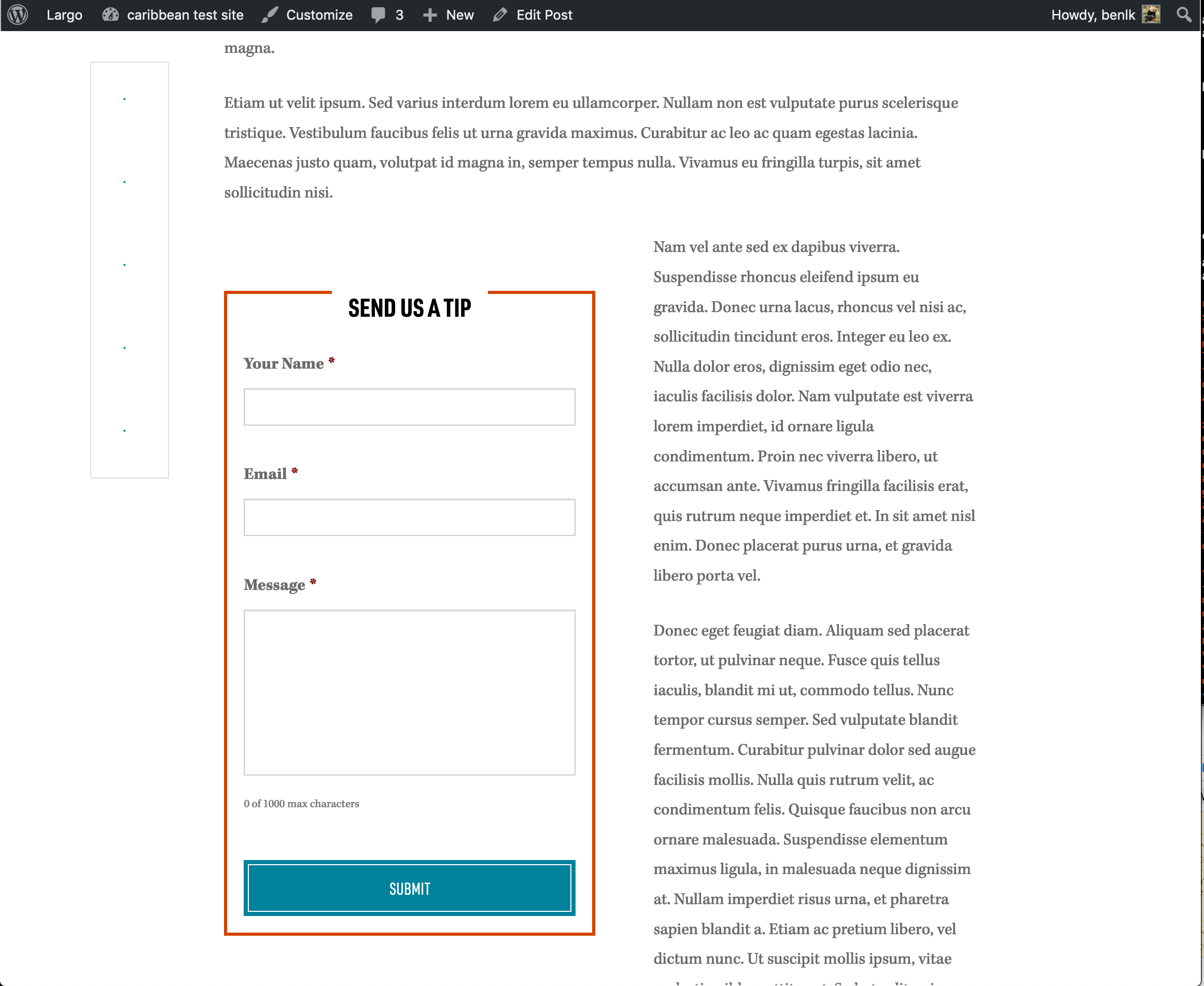 Style Form Block for Stay Connected and other CTAs · Issue #19 · INN ...