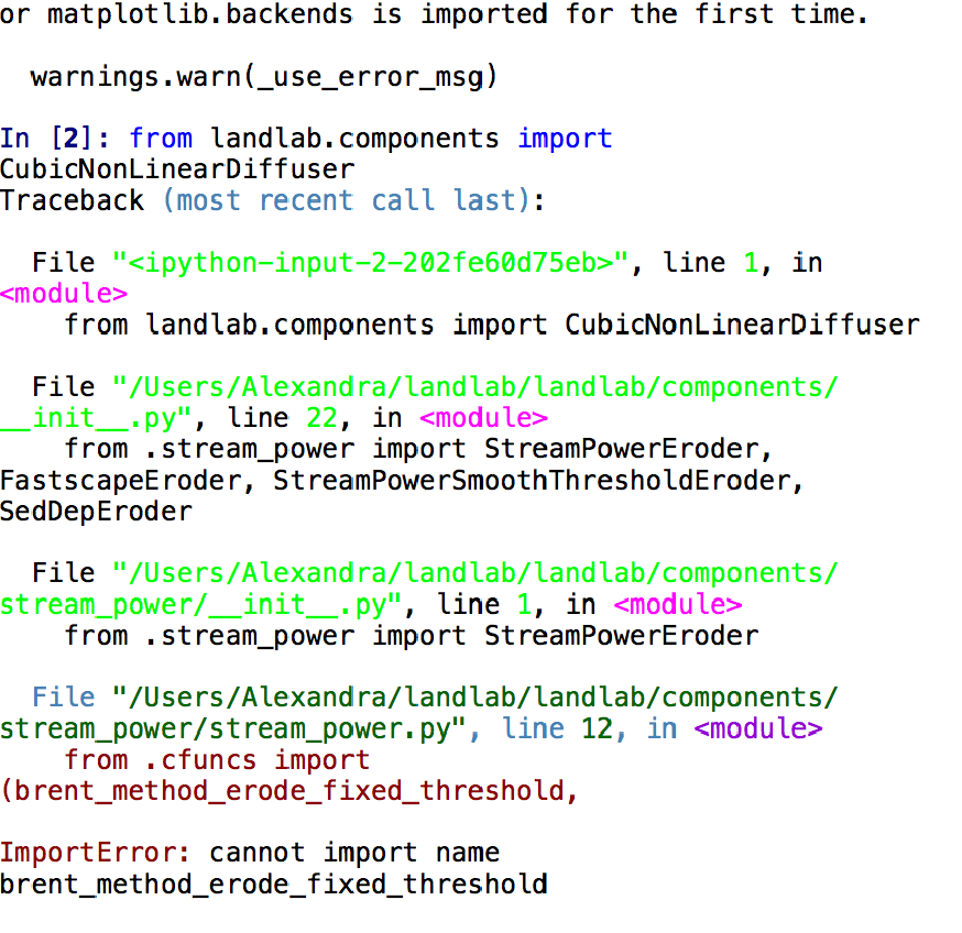Can't import any landlab component into spyder · Issue #538 · landlab ...
