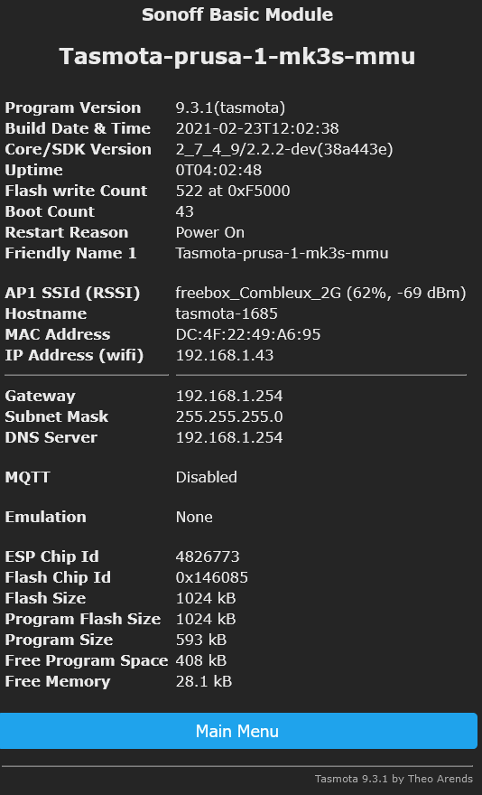 mDNS support please · Issue #133 · jneilliii/OctoPrint-Tasmota · GitHub