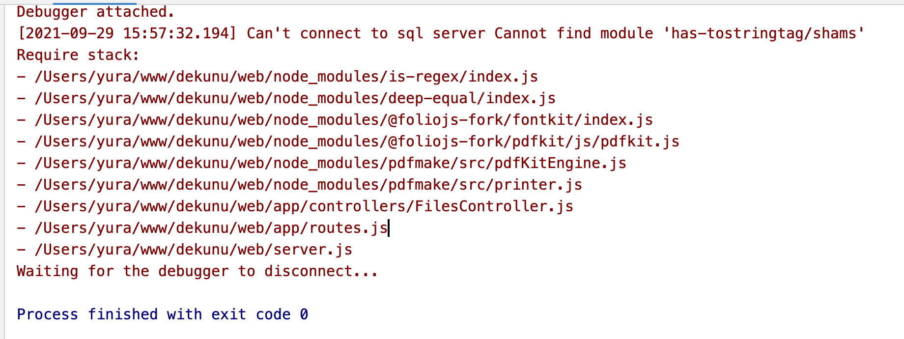 Cannot Find Module Has Tostringtagshams · Issue 2339 · Bpampuchpdfmake · Github 