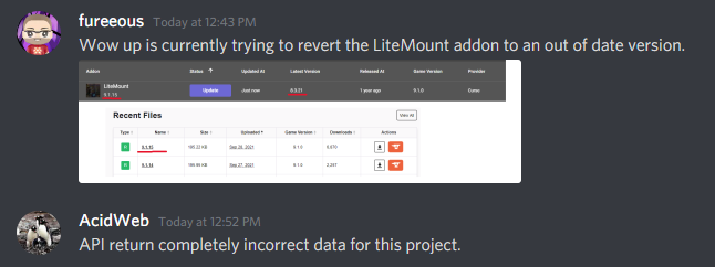 Downgrades LiteMount · Issue #1031 · WowUp/WowUp · GitHub