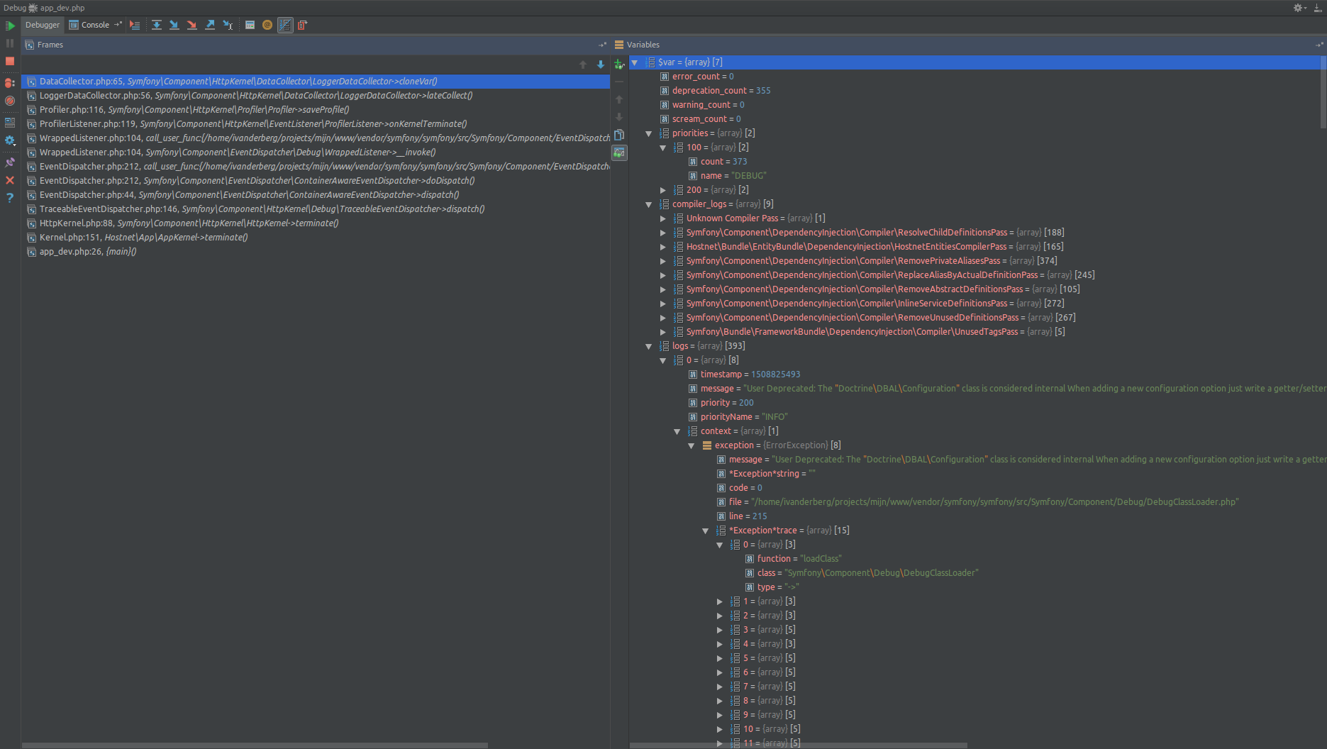 Deprecations Causing Big Performance Hit In Dev Profilerlistener · Issue 24625 · Symfony