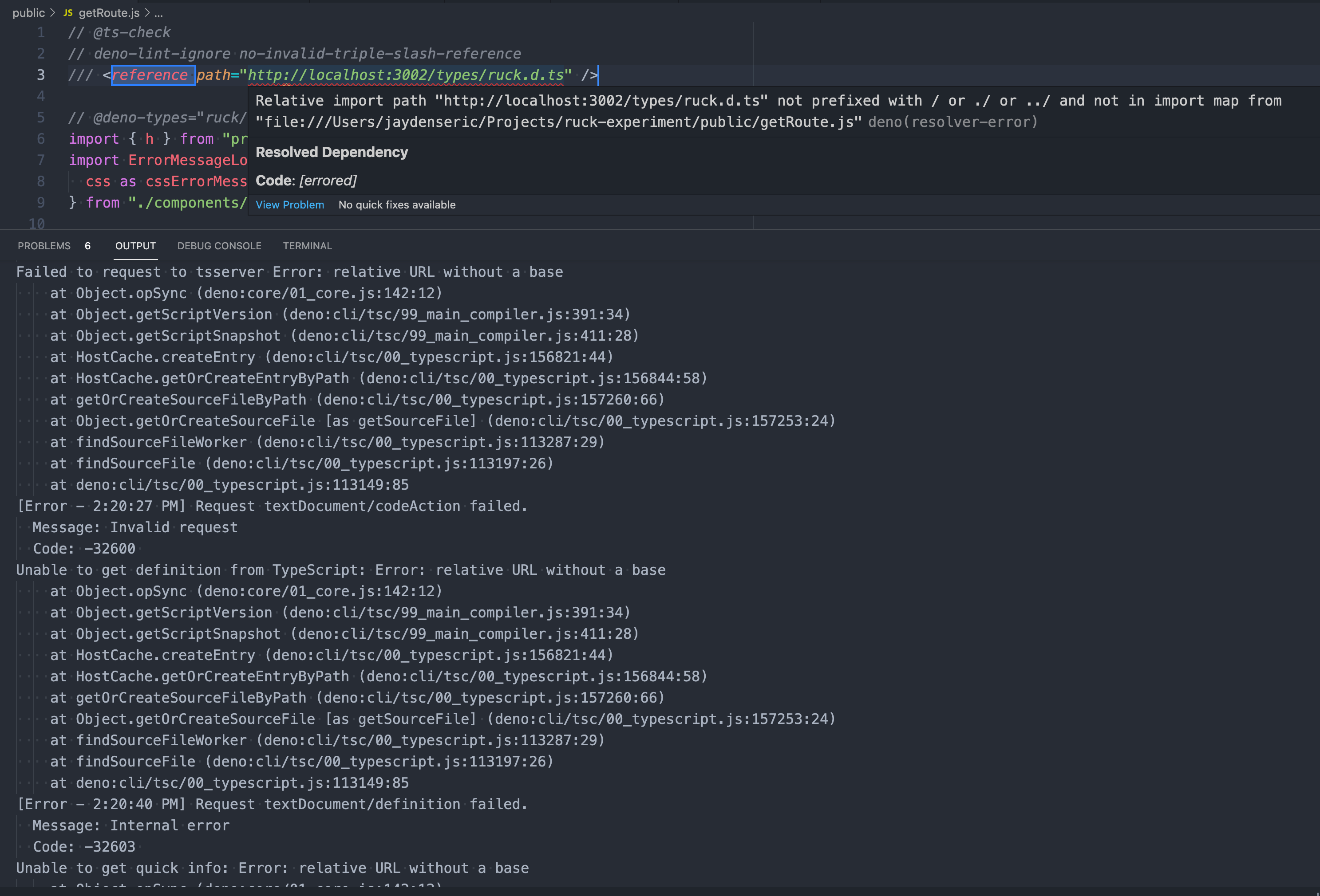 Triple Slash Directives Sometimes Dont Work With Import Maps · Issue 13009 · Denolanddeno 