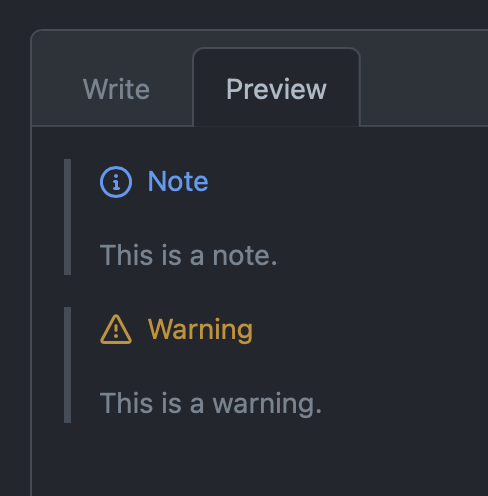 Specially render `**Note**` and `**Warning**` block quotes for markdown ...