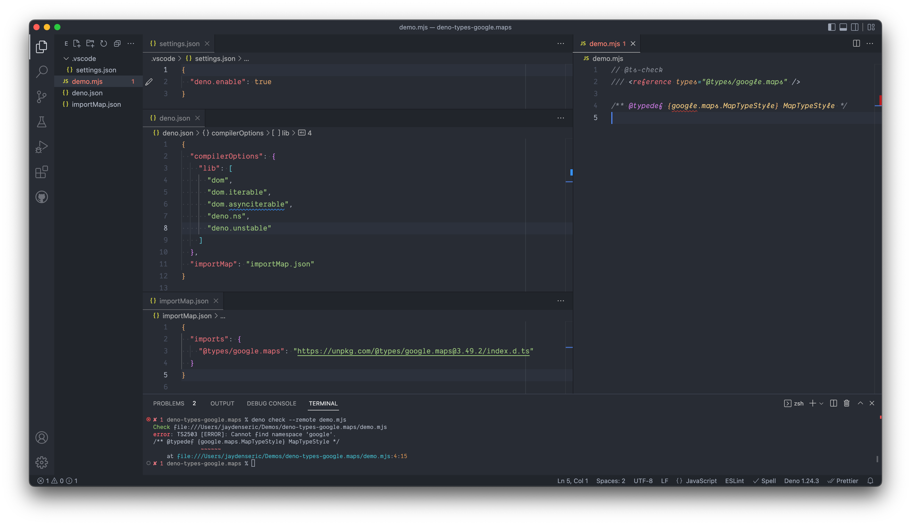 Triple slash directives sometimes don't work with import maps · Issue #13009 · denoland/deno ...