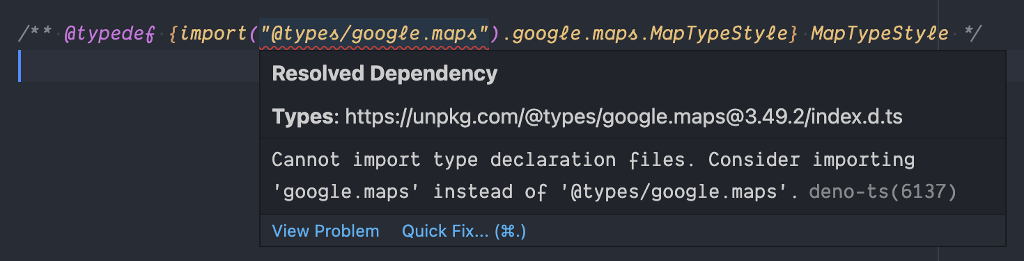 Triple slash directives sometimes don't work with import maps · Issue #13009 · denoland/deno ...