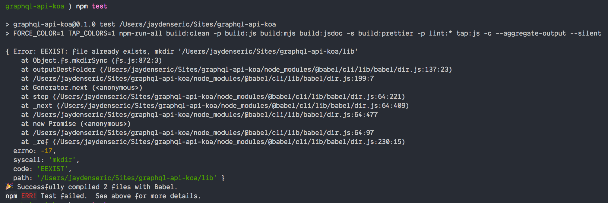 Parallel CLI processes outputting to the same non-existent dir cause intermittent "file already ...