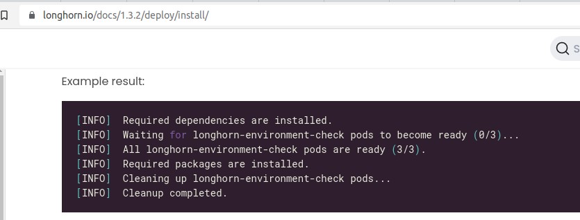 [BUG] Update the Longhorn document in Using the Environment Check Script · Issue #4450 ...
