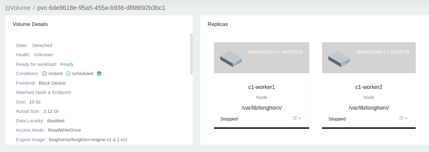 [BUG] Volume restoration will never complete if attached node is down · Issue #5464 · longhorn ...