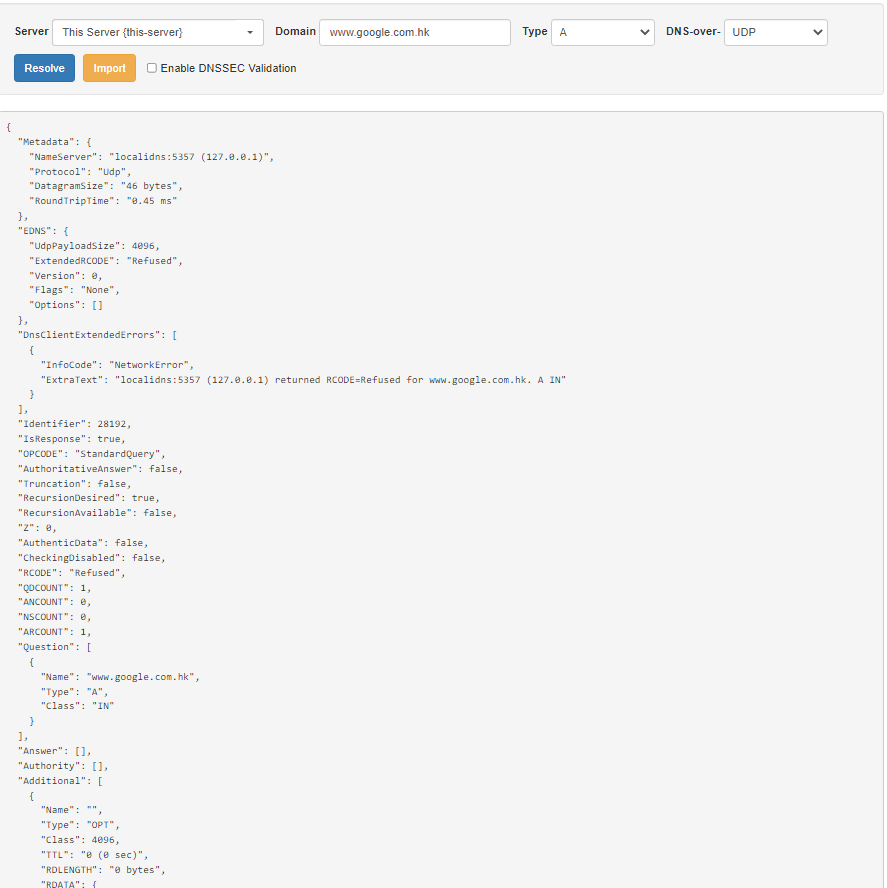 Refused · Issue #373 · TechnitiumSoftware/DnsServer · GitHub