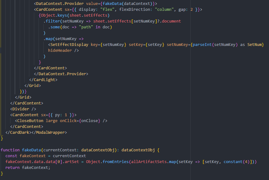 Force Artifact Set Filter and Default Artifact Conditional do not show ...