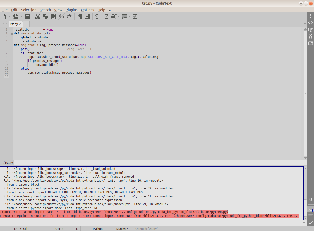 ImportError: cannot import name 'NL' from 'blib2to3.pytree' · Issue #3099 · psf/black · GitHub