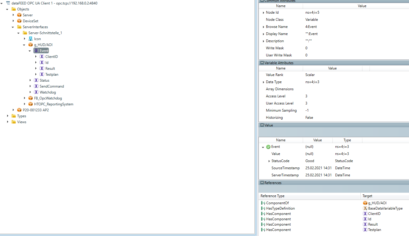 The attribute is not supported for the specified Node. (OPC_BAD_ATTRIBUTE_ID_INVALID) on SIMATIC ...