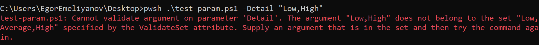 Validateset With Multiple Values Fails In Powershell 702 · Issue
