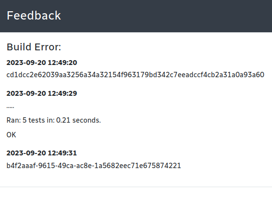 Programming Exercises: Result Generation for Existing Programming Exercises Is Broken · Issue ...