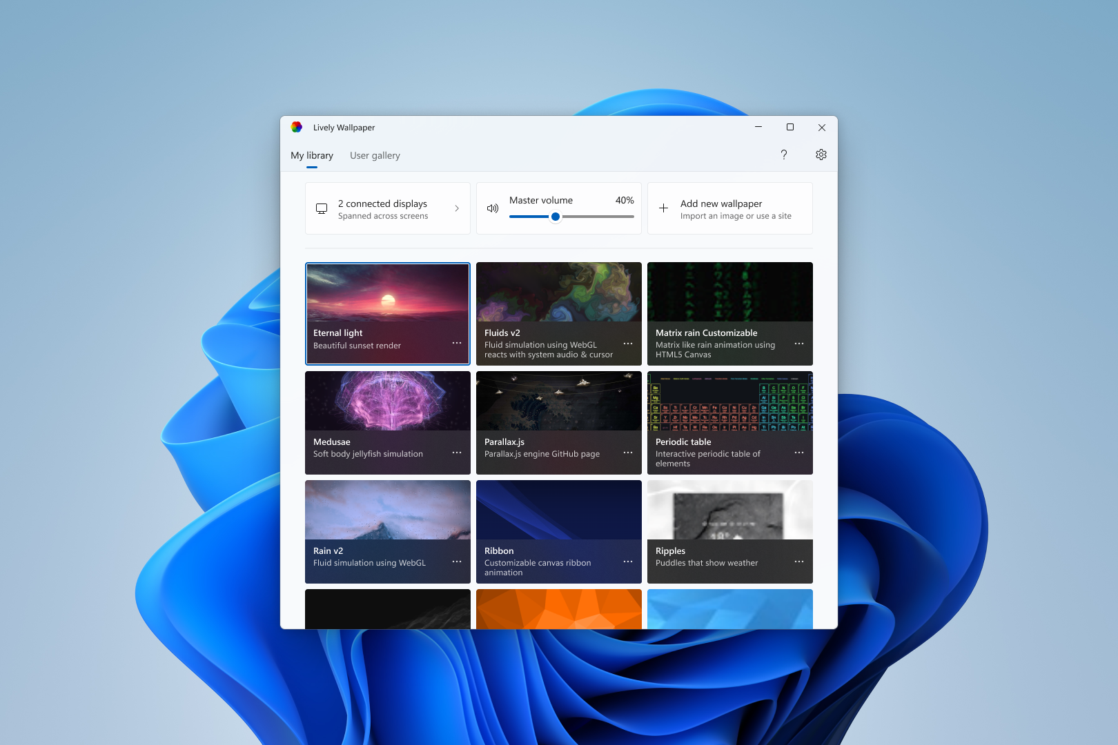 Lively 2.0 - UI/UX Redesign · Issue #969 · rocksdanister/lively · GitHub