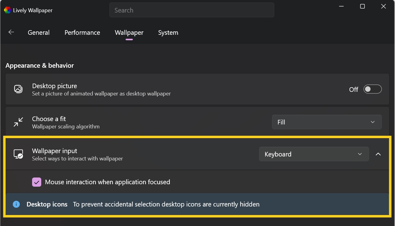 Web Guide IV : Interaction · rocksdanister/lively Wiki · GitHub