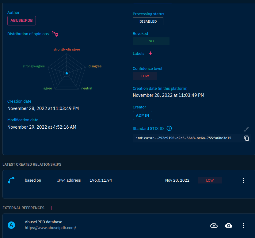 External References Incomplete · Issue 2615 · Opencti Platform Opencti · Github