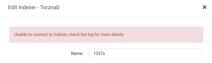Unable to connect to indexer · Issue #4314 · Radarr/Radarr · GitHub