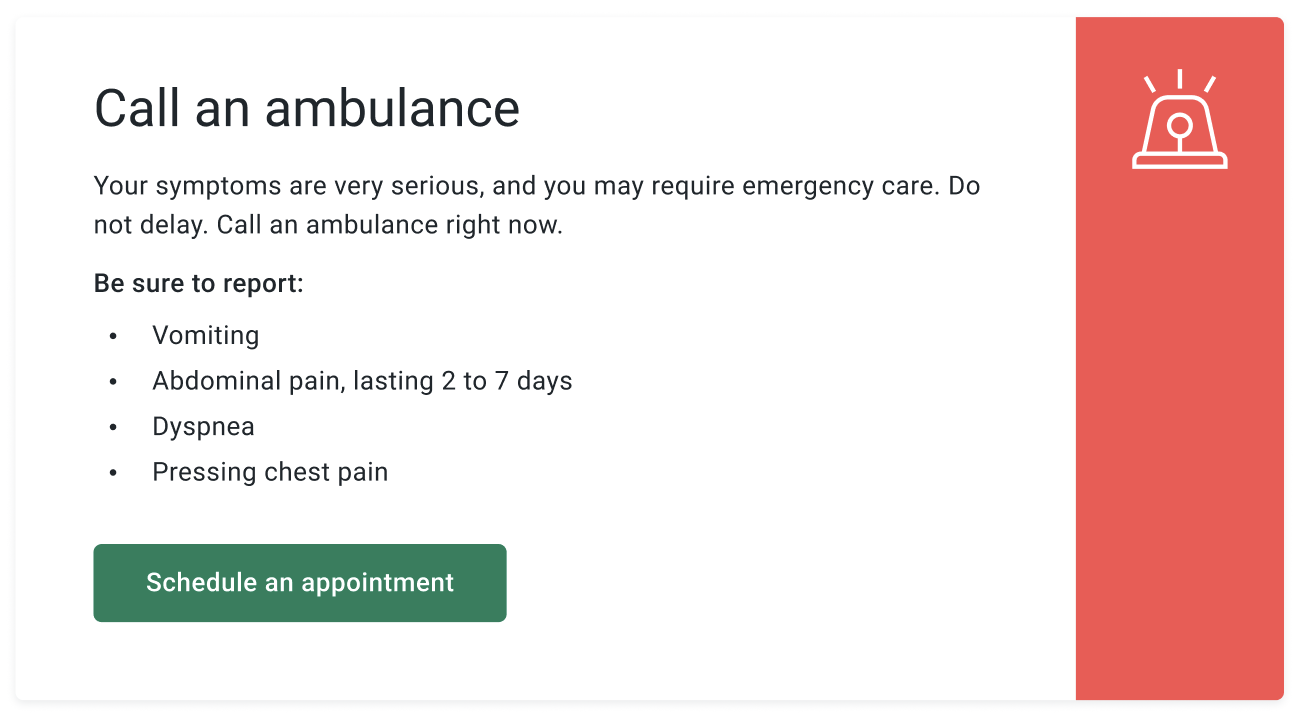 [BUG] Incorrect vertical alignment of icon in triage card · Issue #129 ...