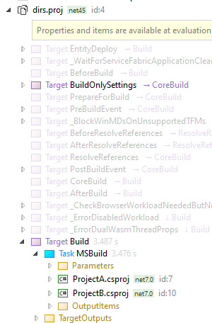 [Microsoft.Build.Traversal] Project node built twice sporadically, causing locks / access denied ...