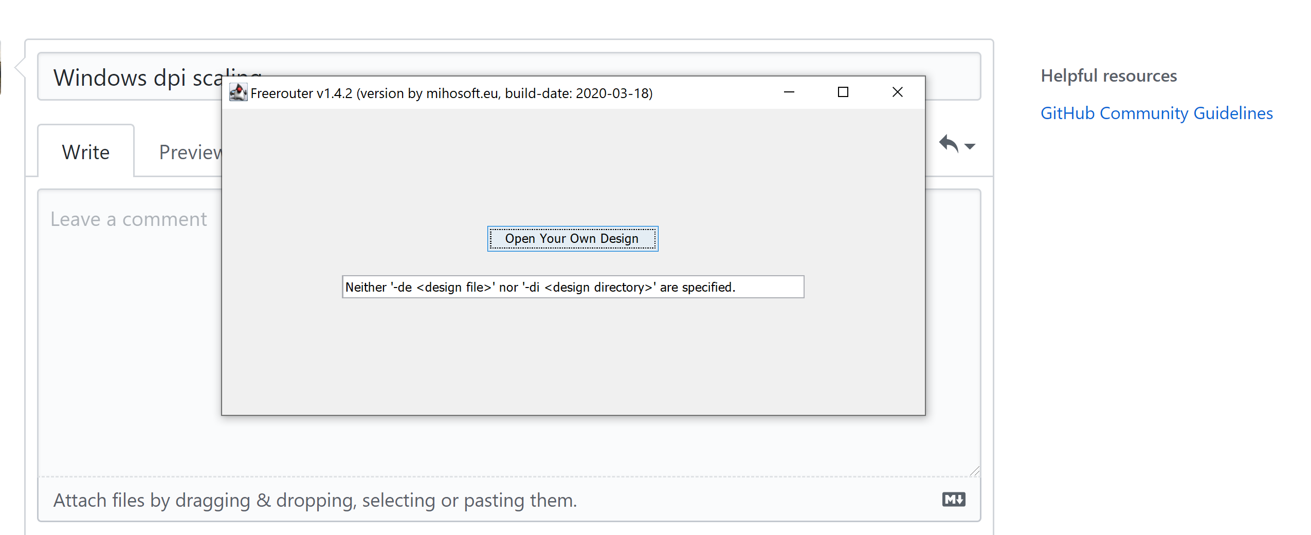 Windows Dpi Scaling Goes Wrong · Issue 20 · Freeroutingfreerouting · Github