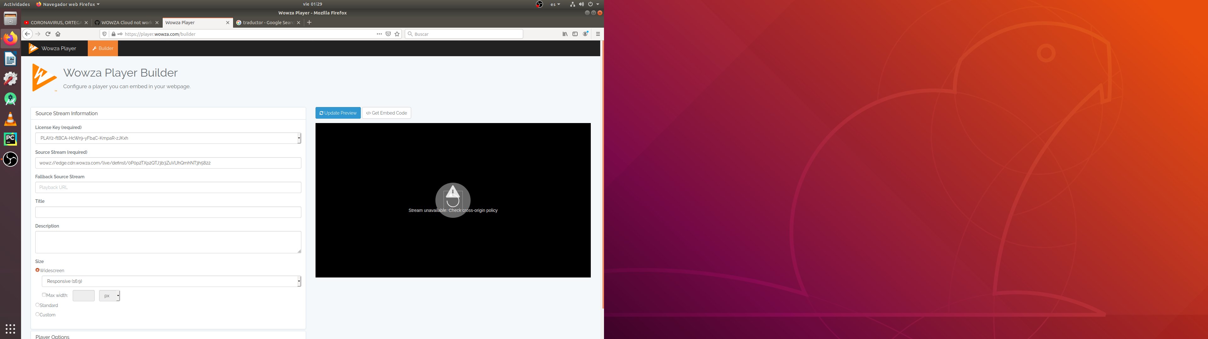 WOWZA Cloud not working · Issue #513 · pedroSG94/RootEncoder · GitHub