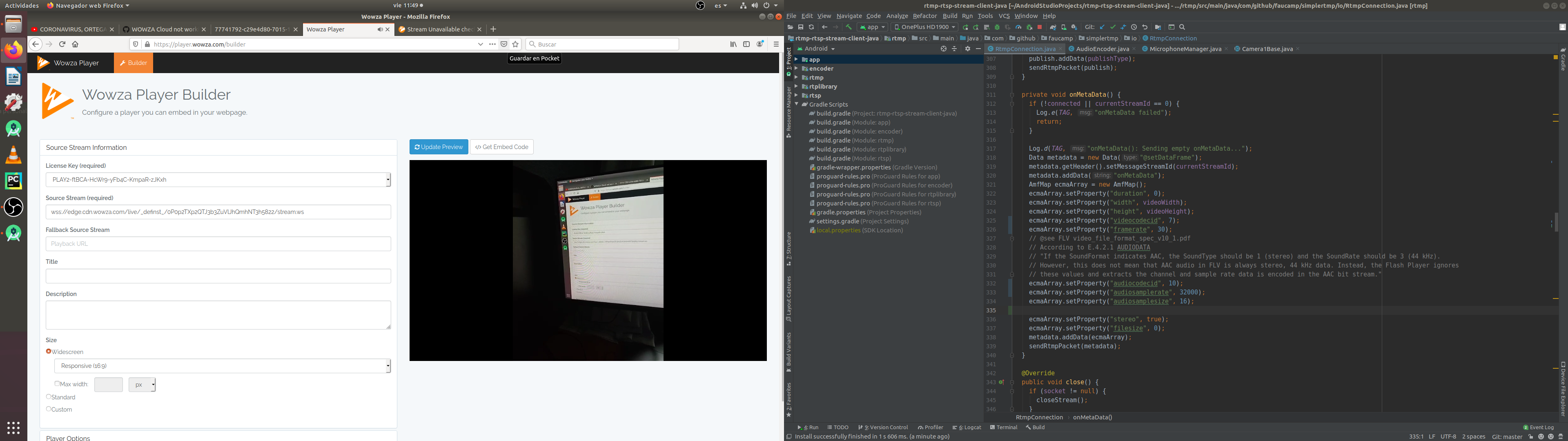 WOWZA Cloud not working · Issue #513 · pedroSG94/RootEncoder · GitHub