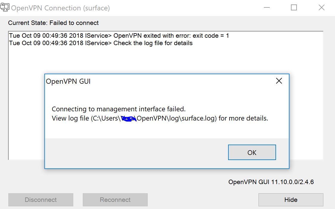 Options error: Unrecognized option or missing or extra parameter(s) in surface.ovpn:19 · Issue ...
