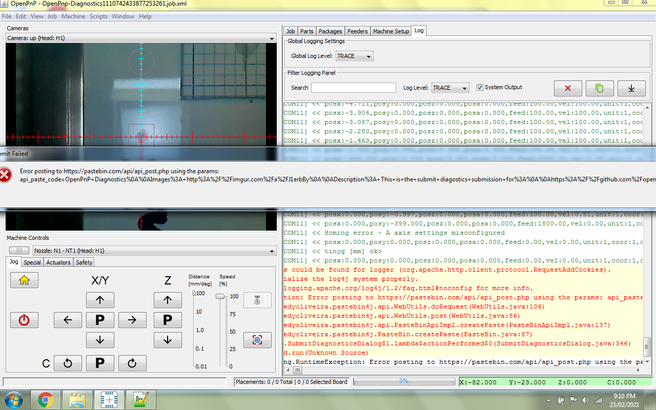 Multiple LitePlacer errors after update · Issue #1132 · openpnp/openpnp · GitHub